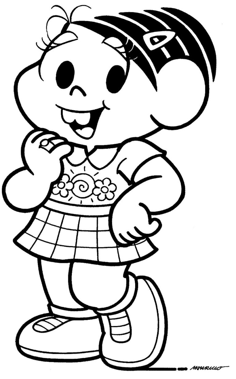 Imagens da Mônica para imprimir e colorir - Dicas Práticas