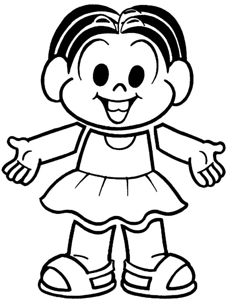 Imagens da Mônica para imprimir e colorir - Dicas Práticas