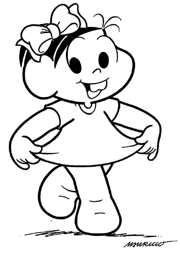 Imagens da Mônica para imprimir e colorir - Dicas Práticas