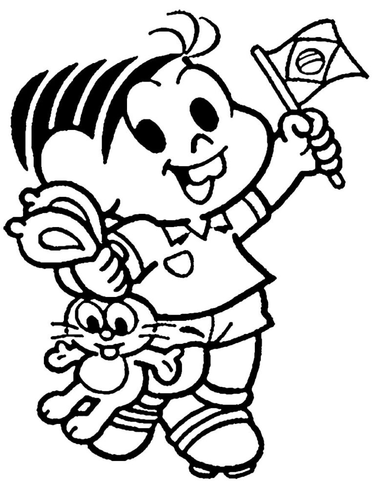 Imagens da Mônica para imprimir e colorir - Dicas Práticas
