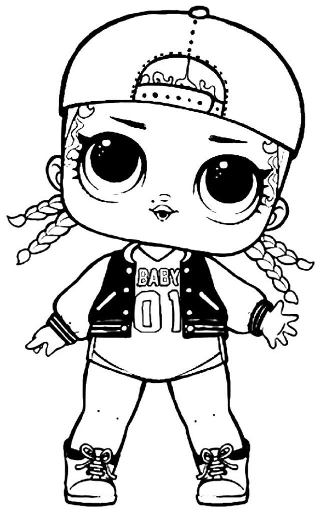70+ Desenhos para colorir da boneca LOL - Dicas Práticas