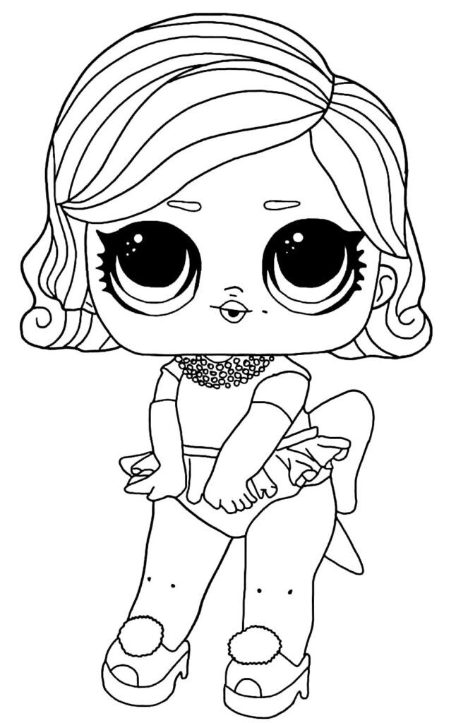 70+ Desenhos para colorir da boneca LOL - Dicas Práticas