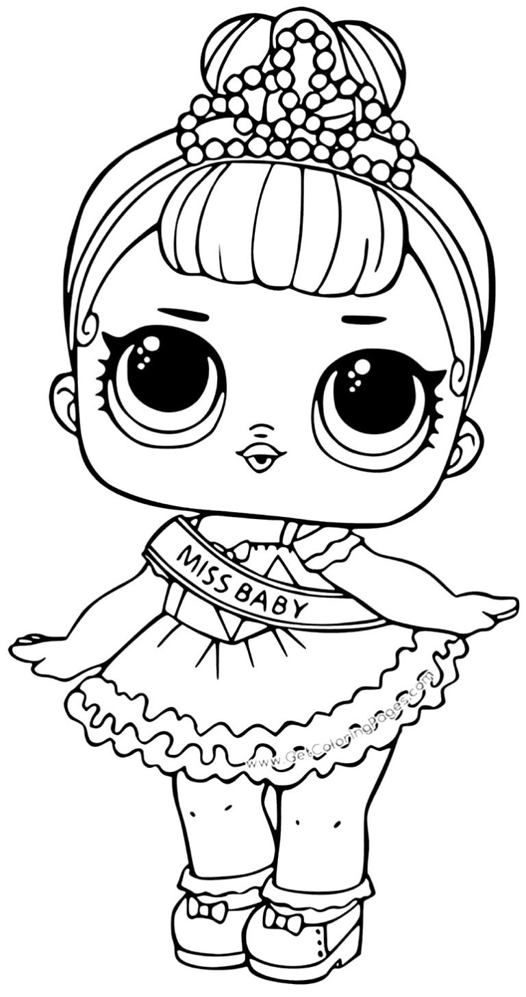 70+ Desenhos para colorir da boneca LOL - Dicas Práticas