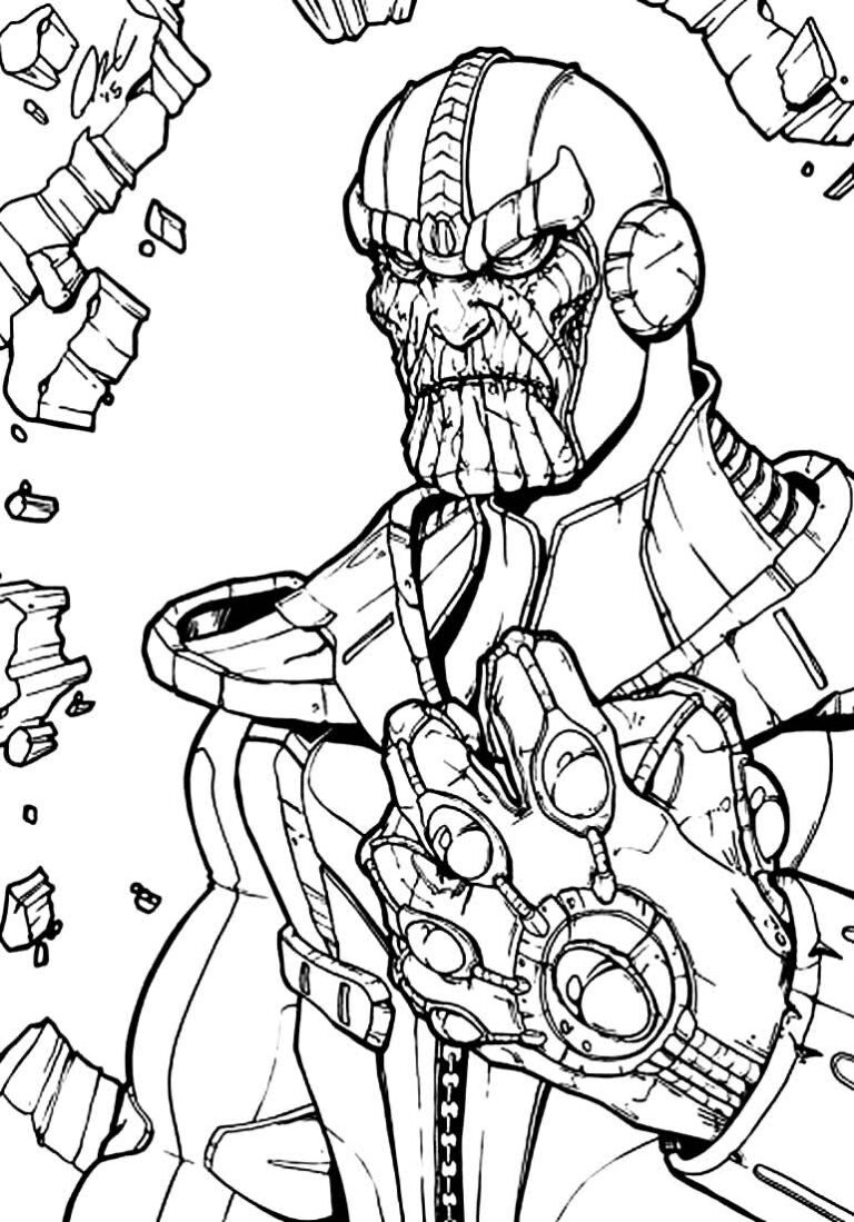 30+ Desenhos para colorir dos Vingadores - Dicas Práticas