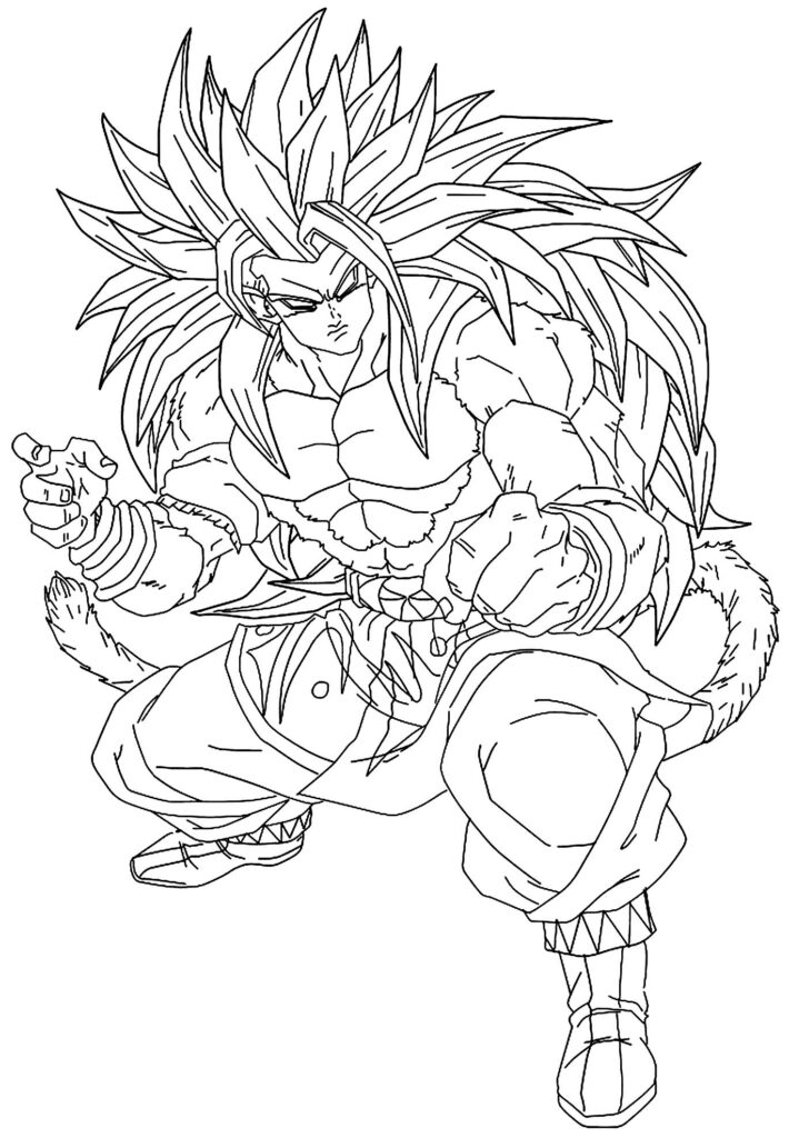 50+ Desenhos do Goku para colorir - Dicas Práticas