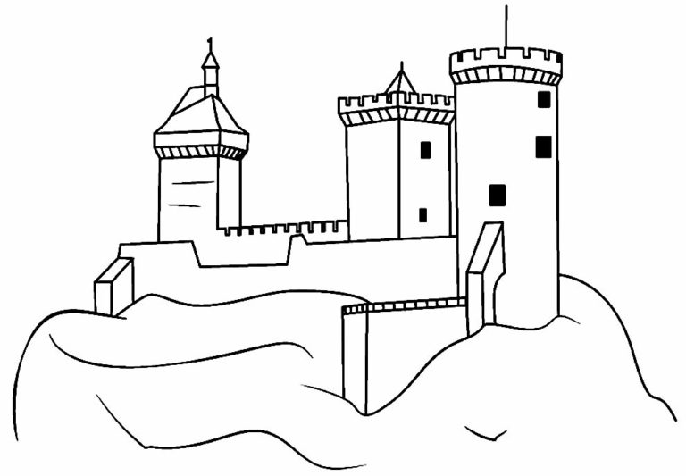 50+ Desenhos de Castelo para imprimir e colorir - Dicas Práticas