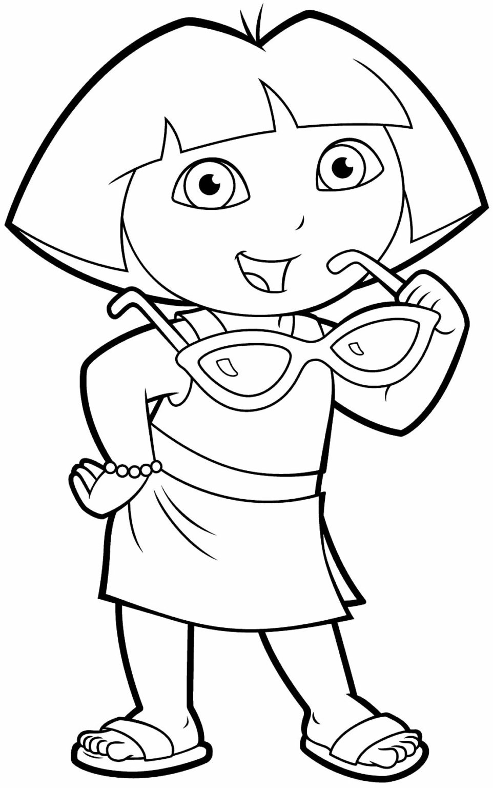 30+ Desenhos para colorir de Dora Aventureira - Dicas Práticas