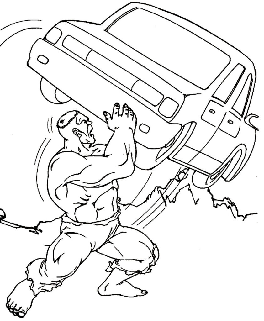 50+ Desenhos para colorir do Hulk - Dicas Práticas