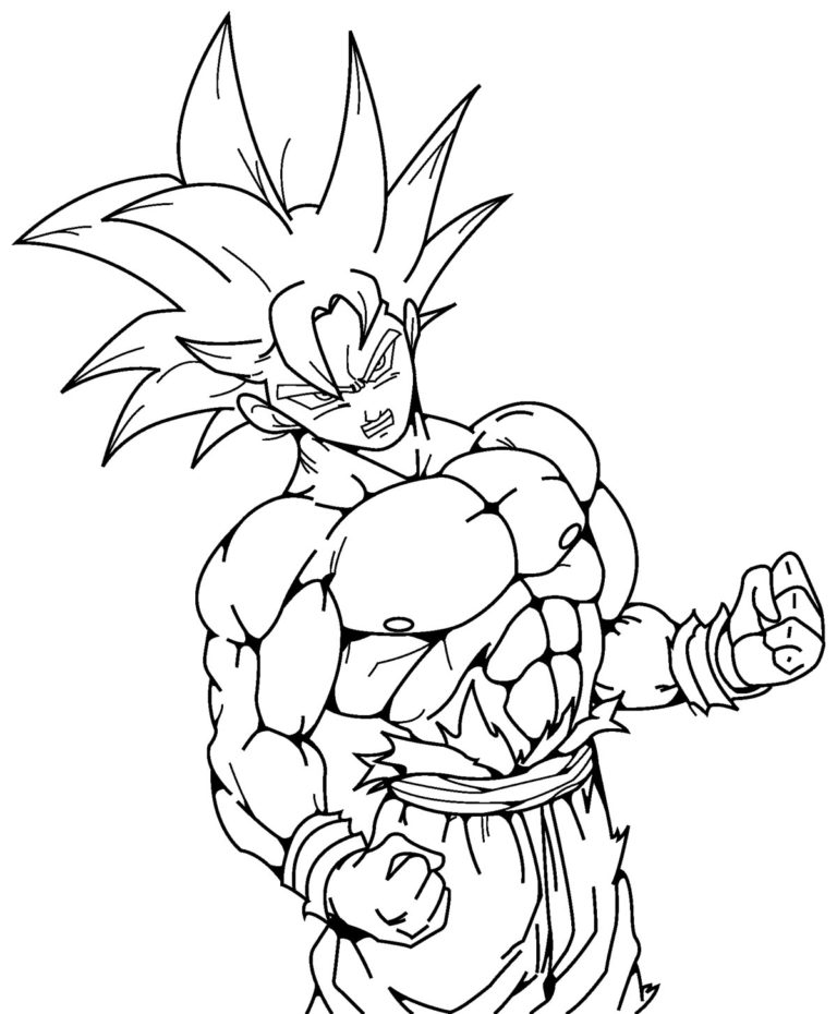 50+ Desenhos do Goku para colorir - Dicas Práticas