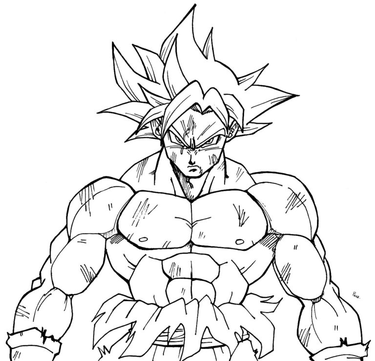 50+ Desenhos do Goku para colorir - Dicas Práticas