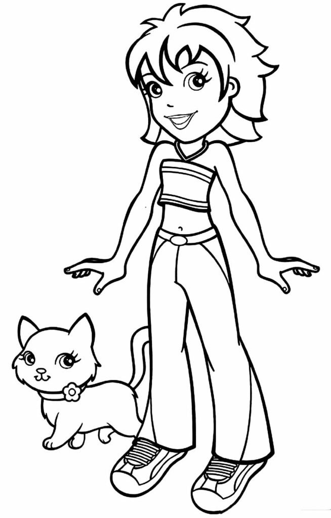 30+ Desenhos da Polly Pocket para imprimir e colorir - Dicas Práticas