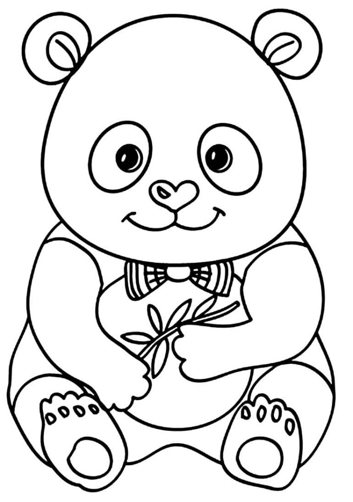 30+ Desenhos de Panda para colorir - Dicas Práticas