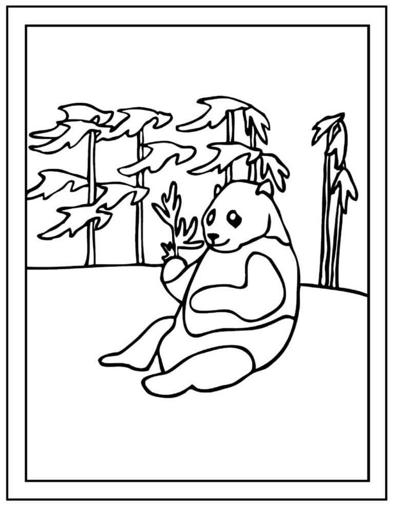 30+ Desenhos de Panda para colorir - Dicas Práticas