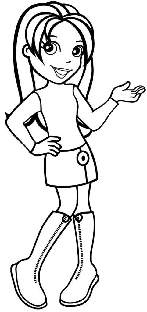30+ Desenhos da Polly Pocket para imprimir e colorir - Dicas Práticas