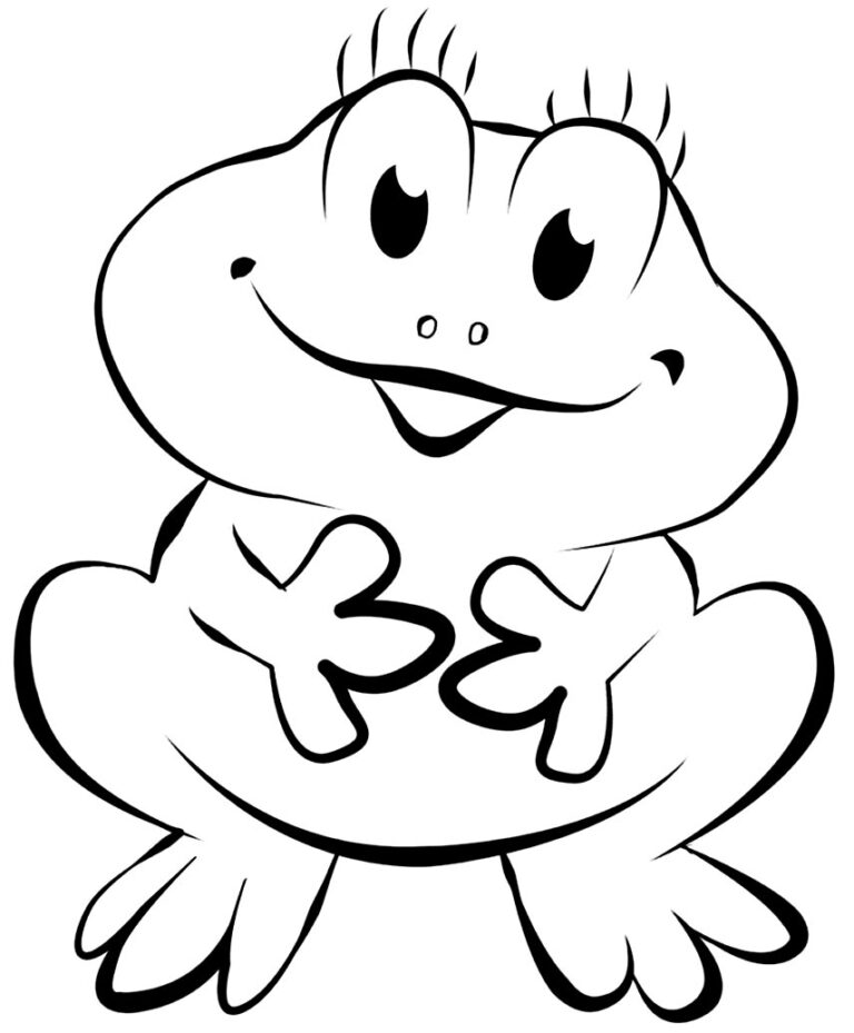 50+ Desenhos de Sapo para colorir - Dicas Práticas