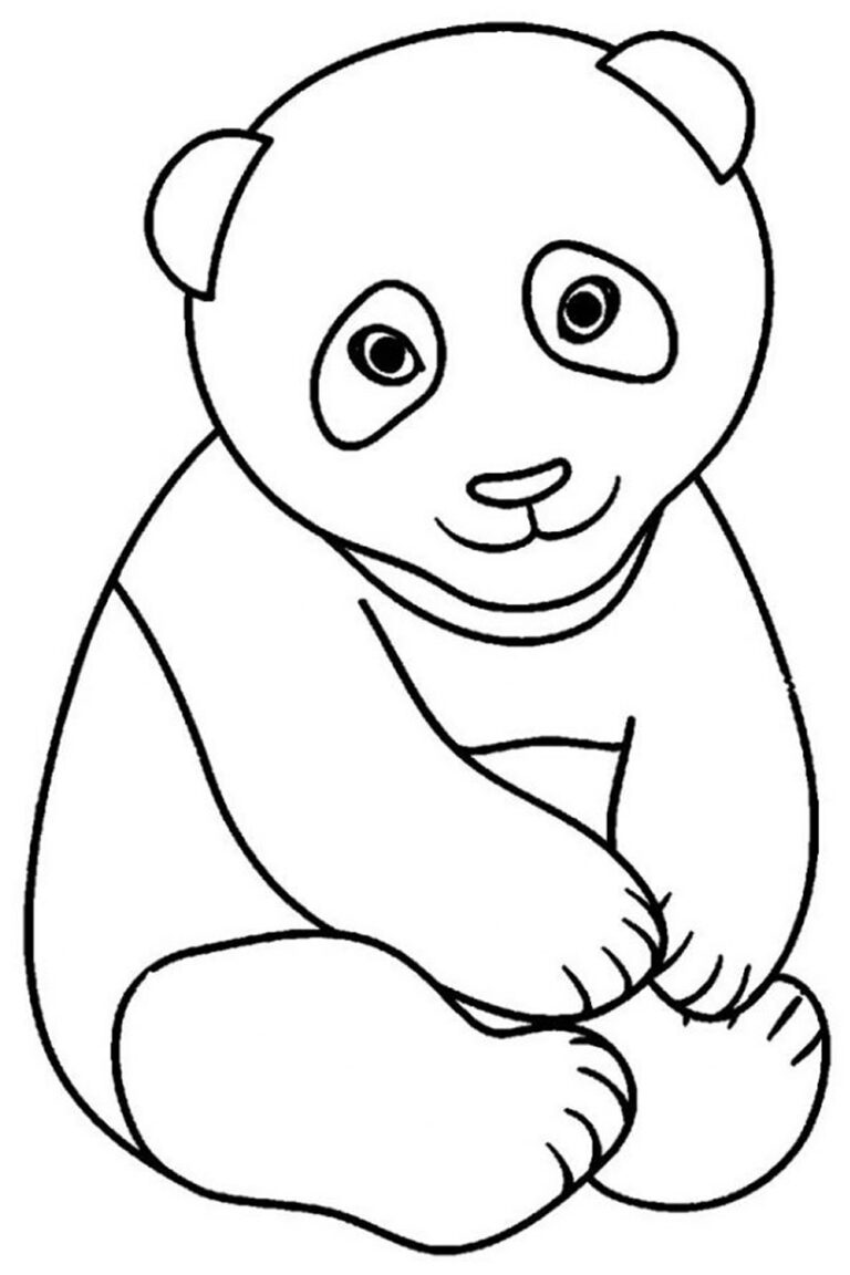 30+ Desenhos de Panda para colorir - Dicas Práticas