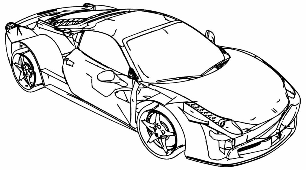 30+ Desenhos de Ferrari para colorir - Dicas Práticas 30+ Desenhos de Ferrari para colorir - Dicas Práticas