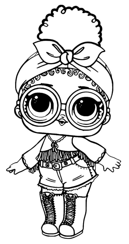 70+ Desenhos para colorir da boneca LOL - Dicas Práticas