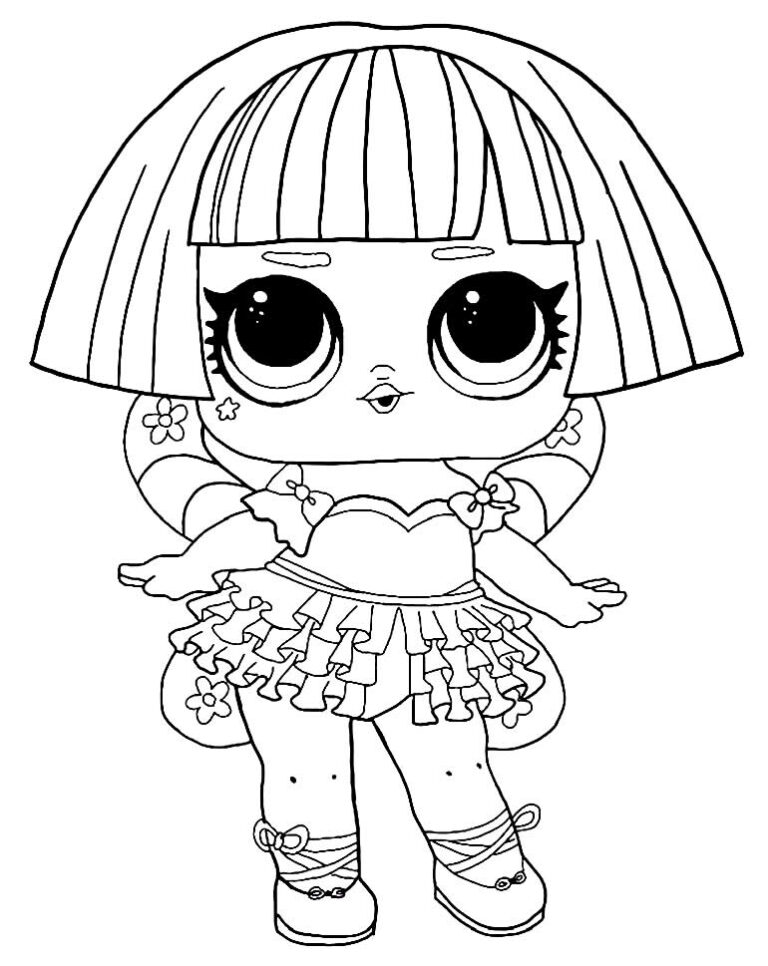 70+ Desenhos para colorir da boneca LOL - Dicas Práticas