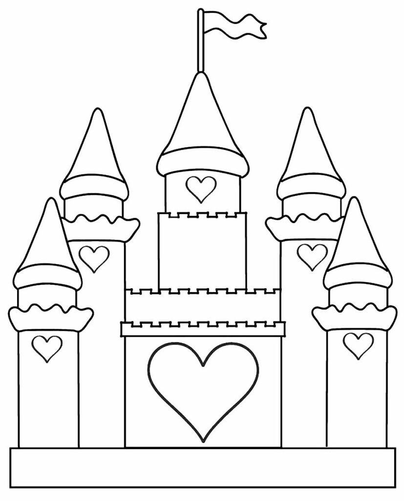 50+ Desenhos de Castelo para imprimir e colorir - Dicas Práticas
