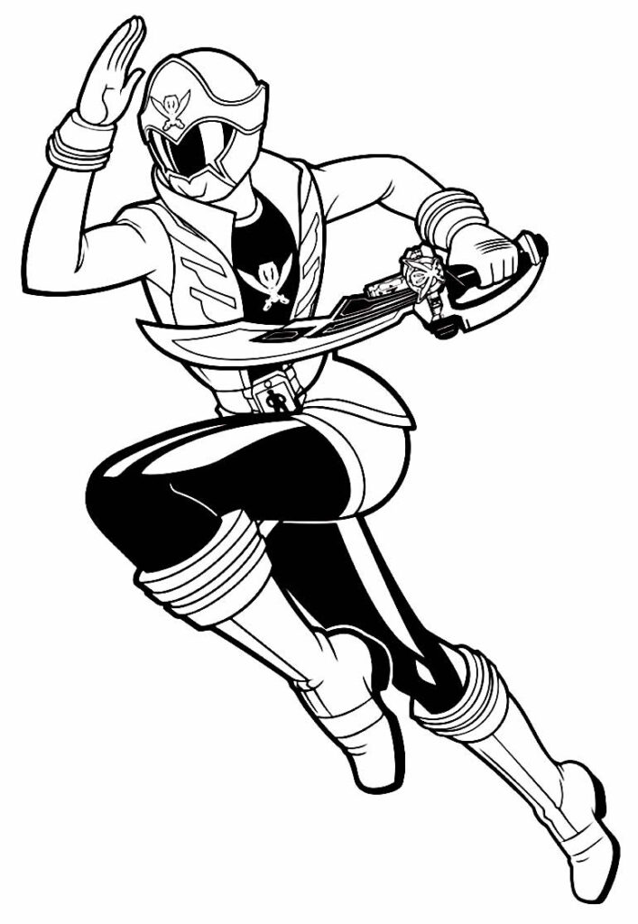 50+ Desenhos de Power Rangers para colorir - Dicas Práticas