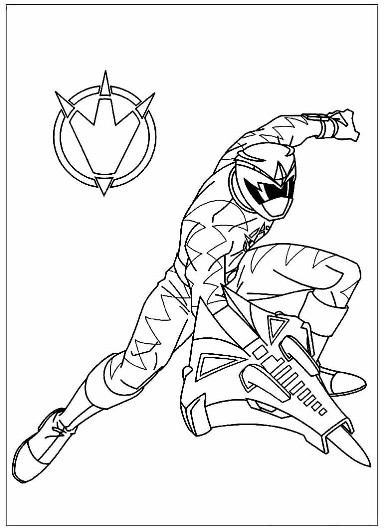 50+ Desenhos de Power Rangers para colorir - Dicas Práticas