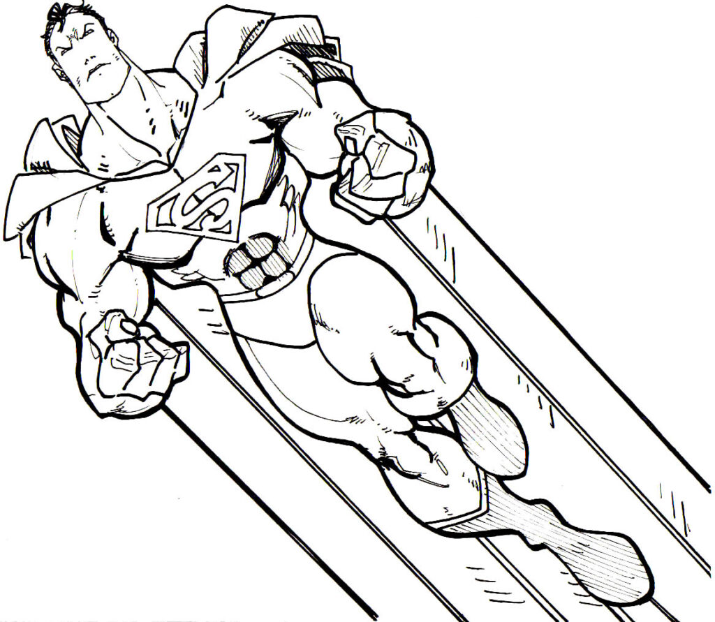 60+ Desenhos do Super-Homem para colorir - Dicas Práticas