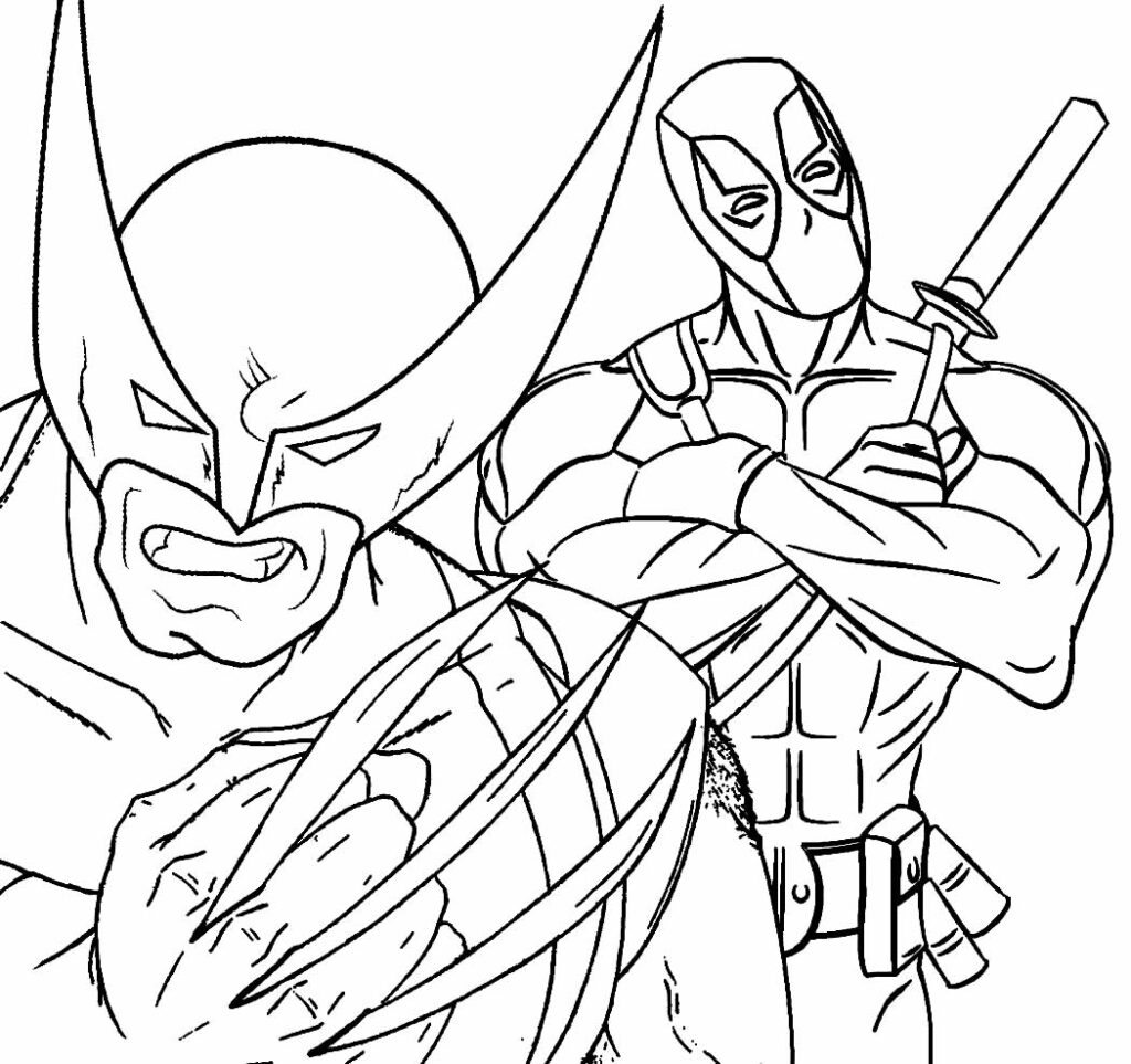 50+ Desenhos para colorir de Wolverine - Dicas Práticas