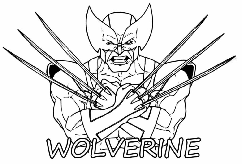 50+ Desenhos para colorir de Wolverine - Dicas Práticas