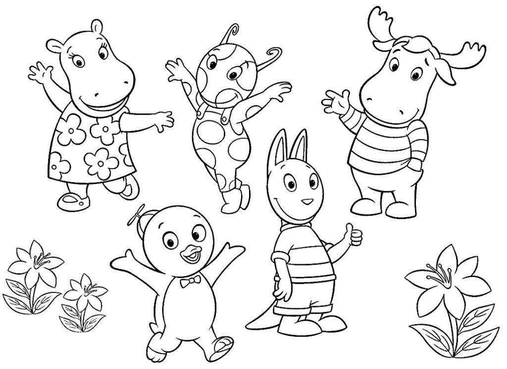 50+ Desenhos dos Backyardigans para colorir - Dicas Práticas