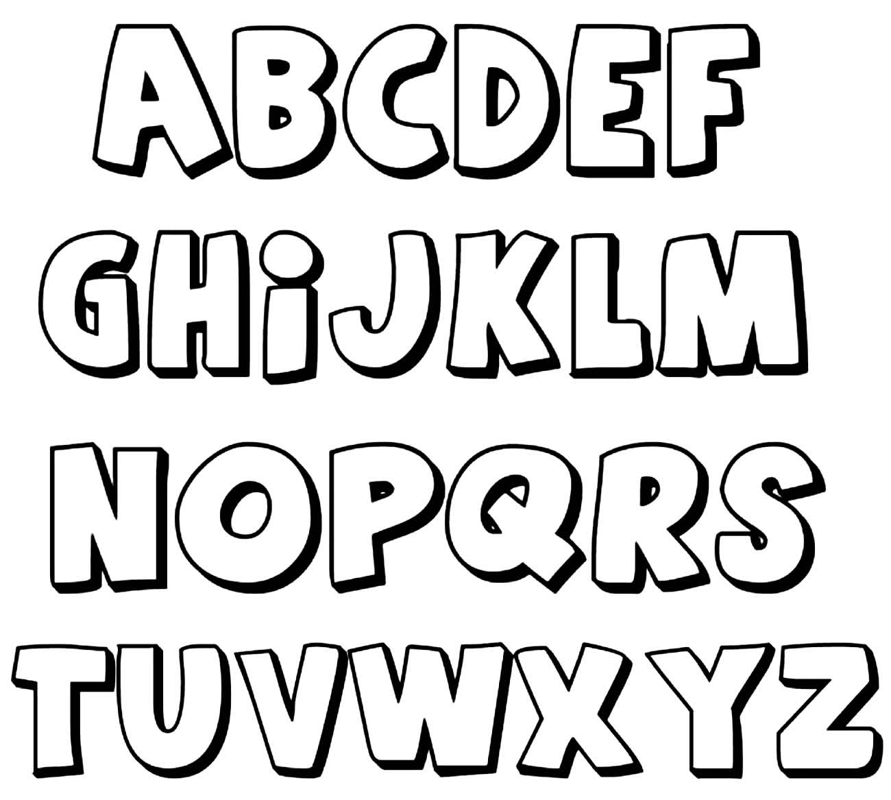 Moldes de letras para imprimir - Dicas Práticas