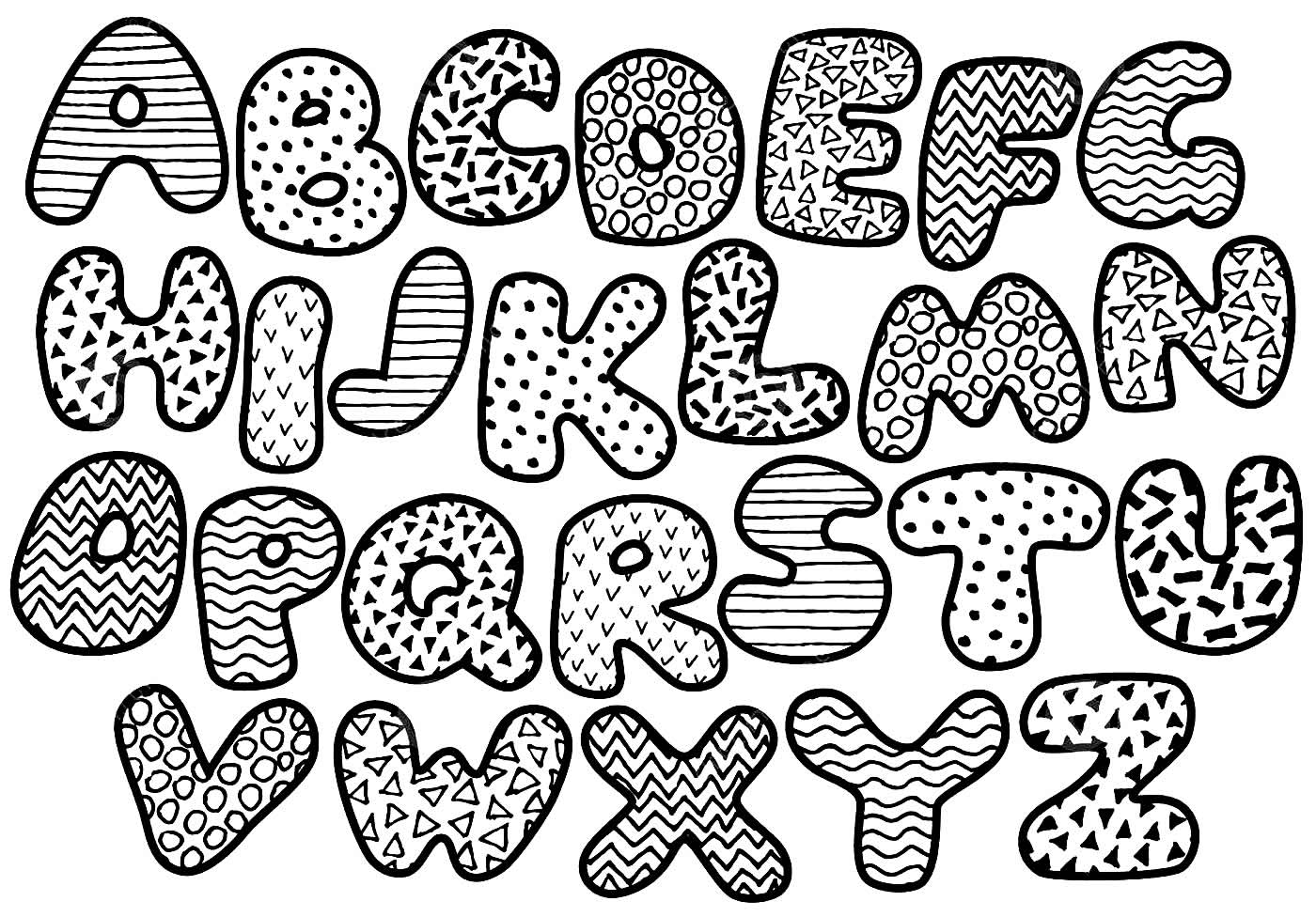 Moldes de letras para imprimir - Dicas Práticas