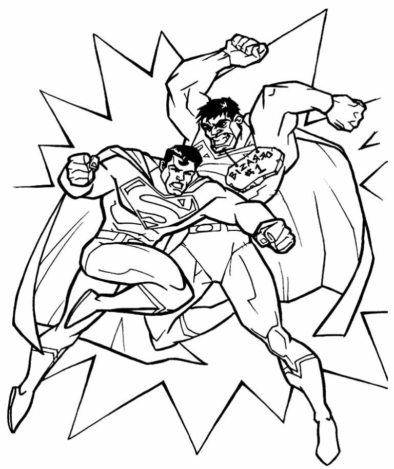 60+ Desenhos do Super-Homem para colorir - Dicas Práticas