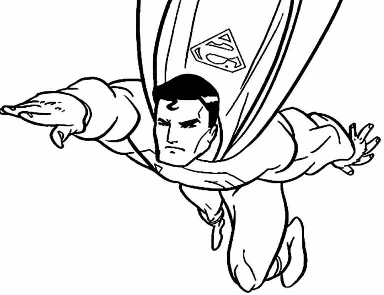 60+ Desenhos do Super-Homem para colorir - Dicas Práticas