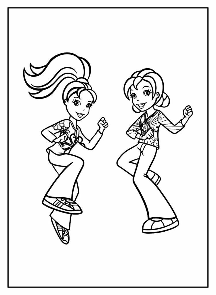 30+ Desenhos da Polly Pocket para imprimir e colorir - Dicas Práticas