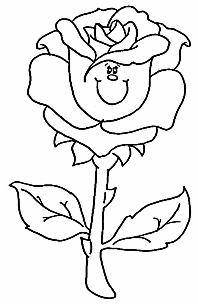 50+ Desenhos de Rosa para colorir - Dicas Práticas