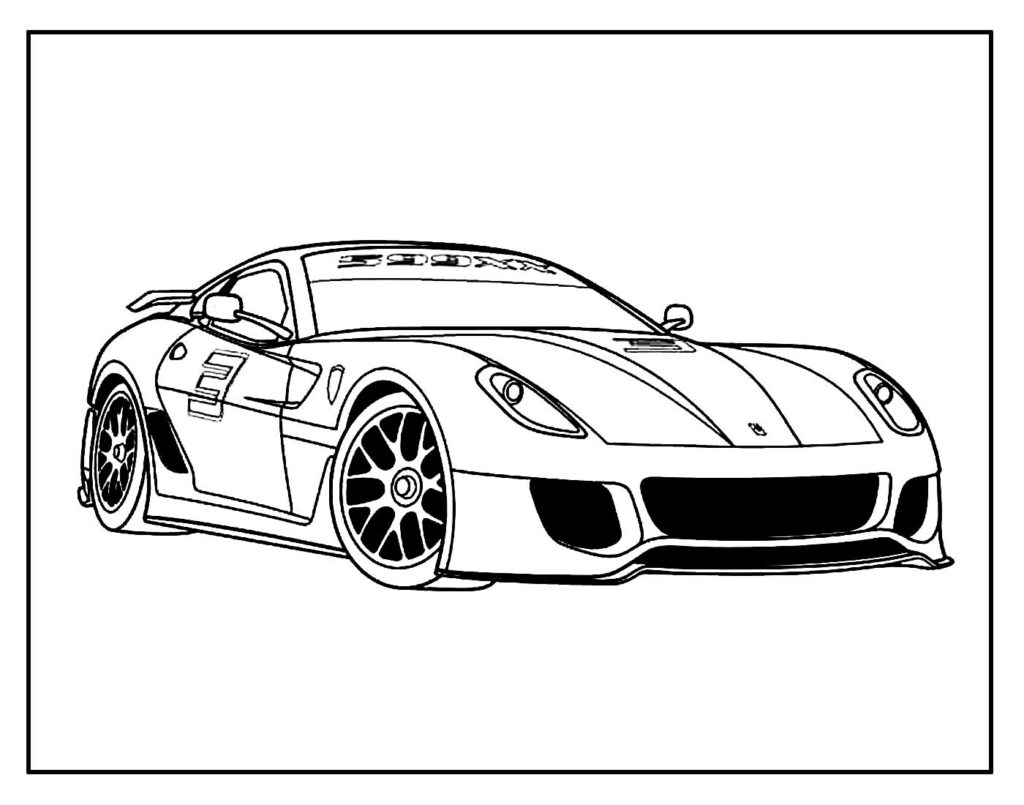 30+ Desenhos de Ferrari para colorir - Dicas Práticas 30+ Desenhos de Ferrari para colorir - Dicas Práticas