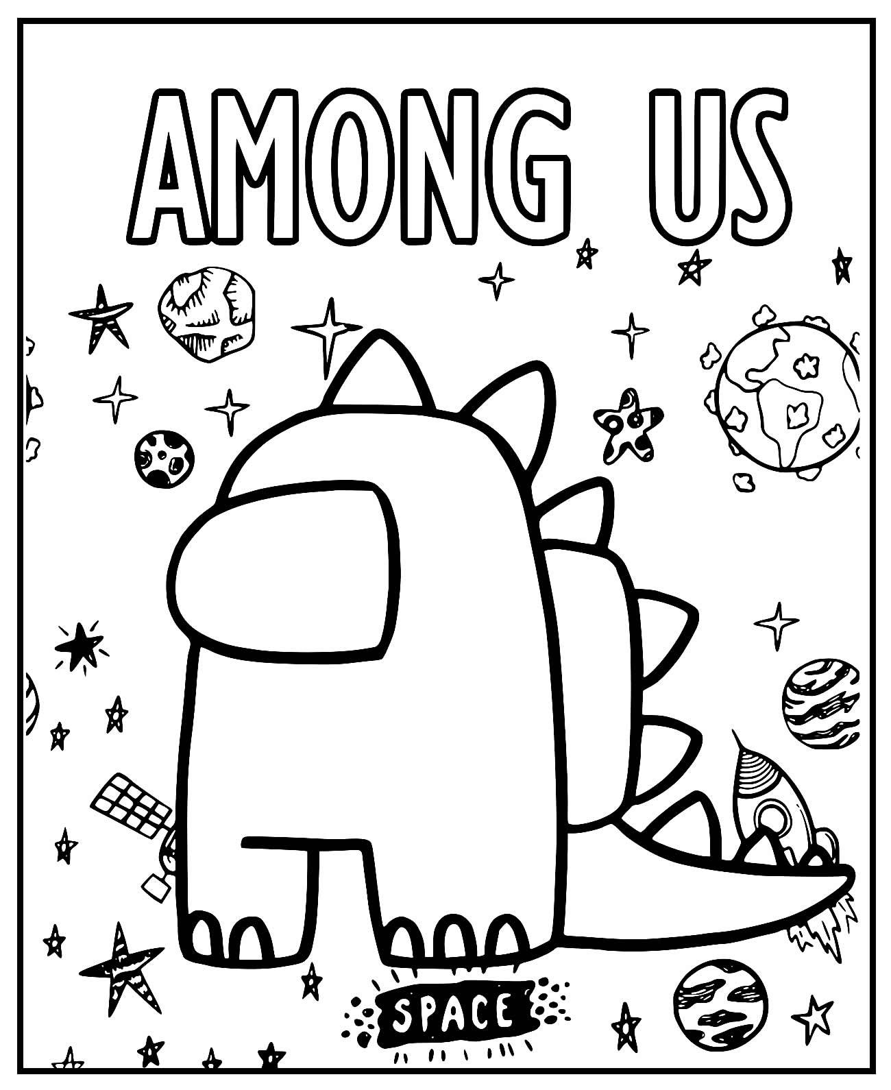 Among Us Para Colorir E Imprimir Kit Imprimible De Tiktok Descarga Gratis Bodwelwasung
