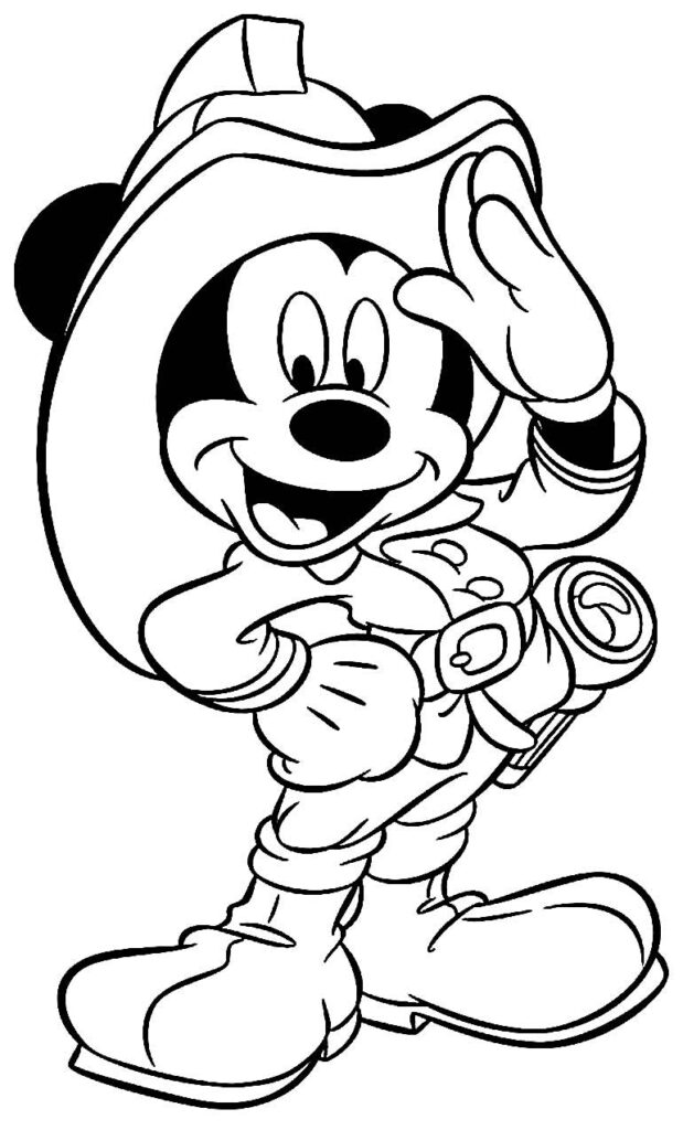 50+ Desenhos do Mickey para colorir - Dicas Práticas