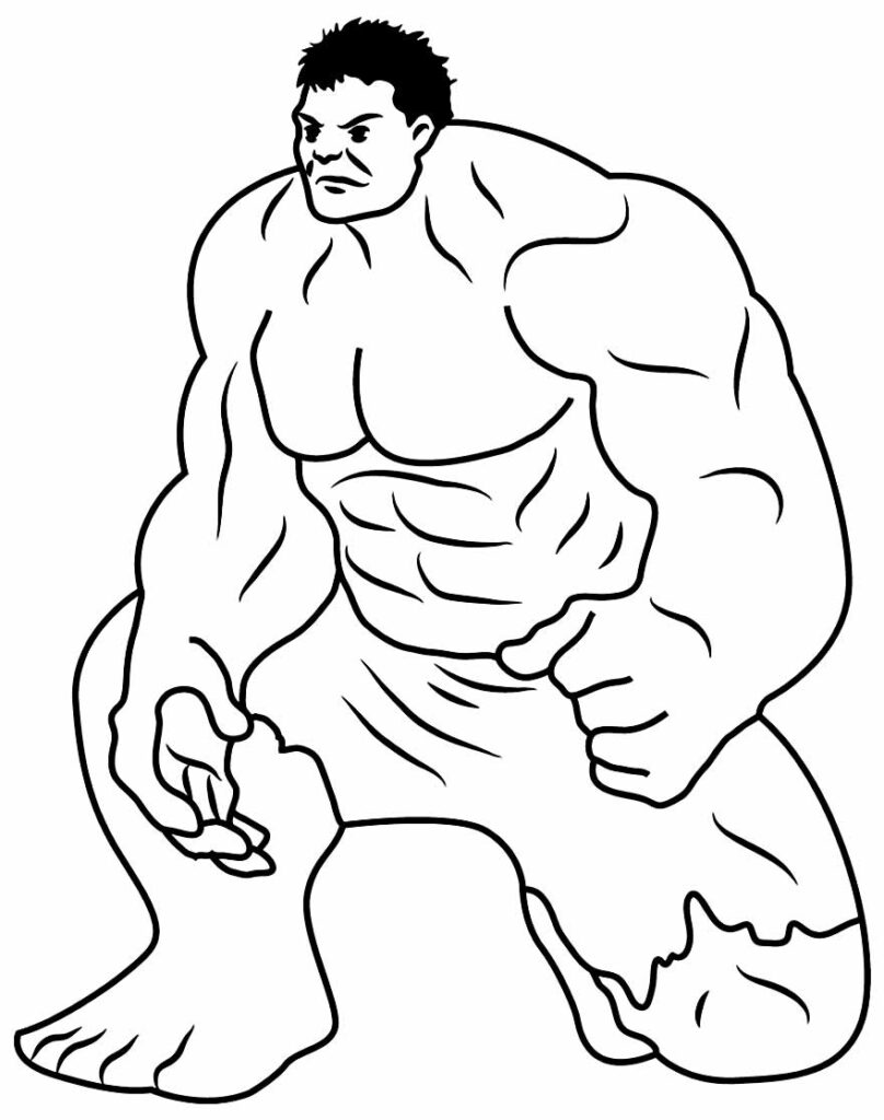 50+ Desenhos para colorir do Hulk - Dicas Práticas