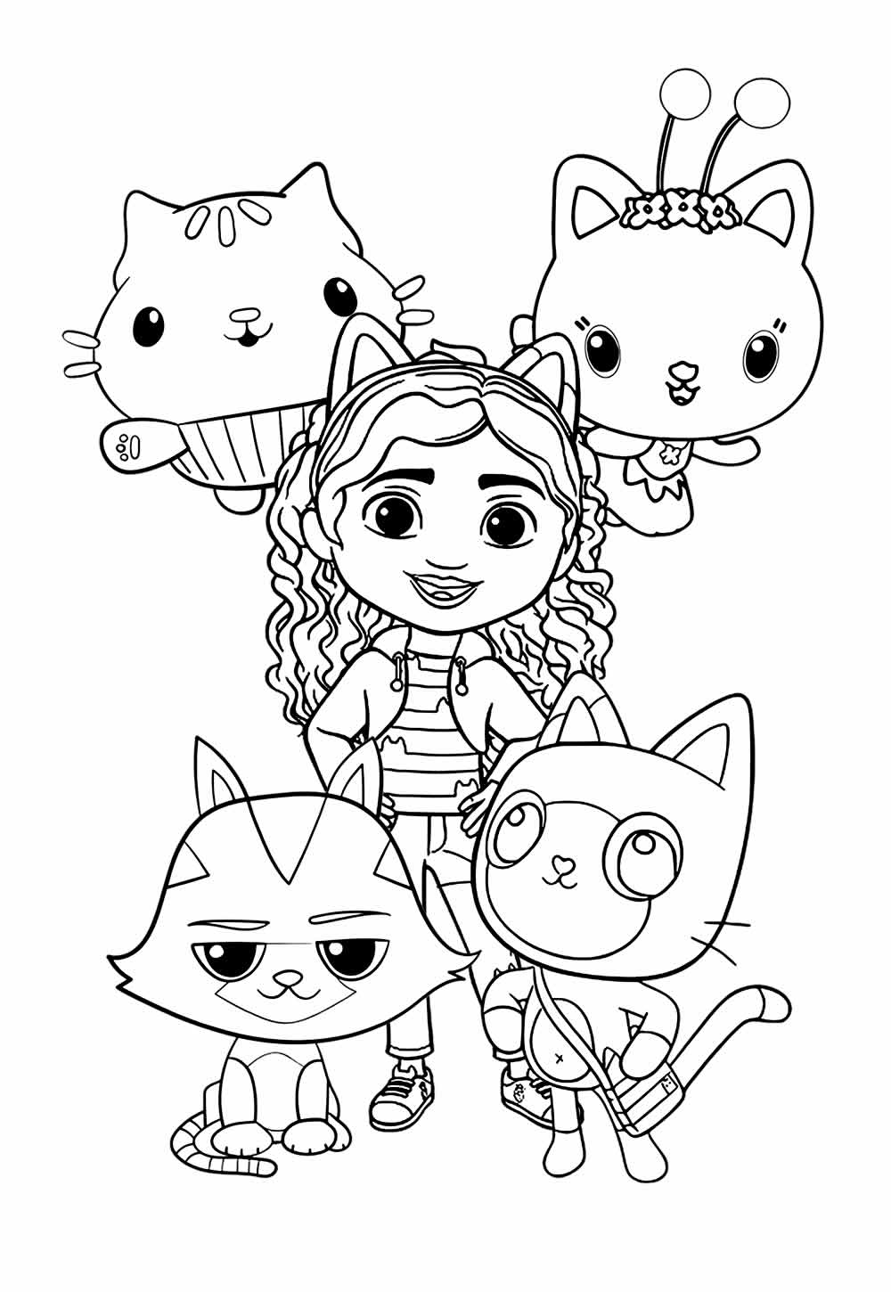 Desenhos da Casa Mágica da Gabby para Imprimir e Colorir - Dicas Práticas