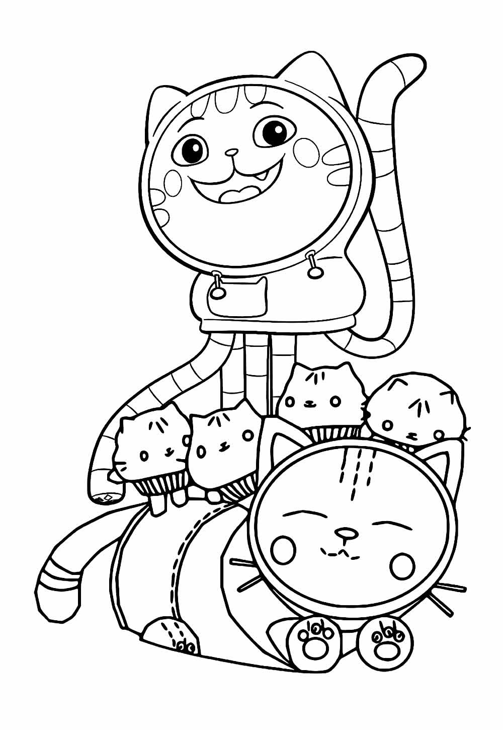 Desenhos da Casa Mágica da Gabby para Imprimir e Colorir - Dicas Práticas