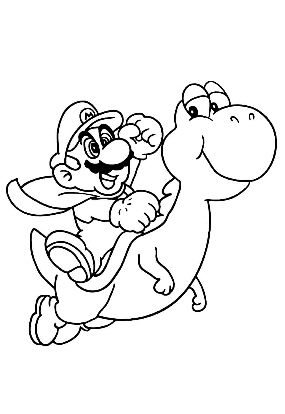 Desenhos de Mario Bros para colorir e imprimir - Dicas Práticas