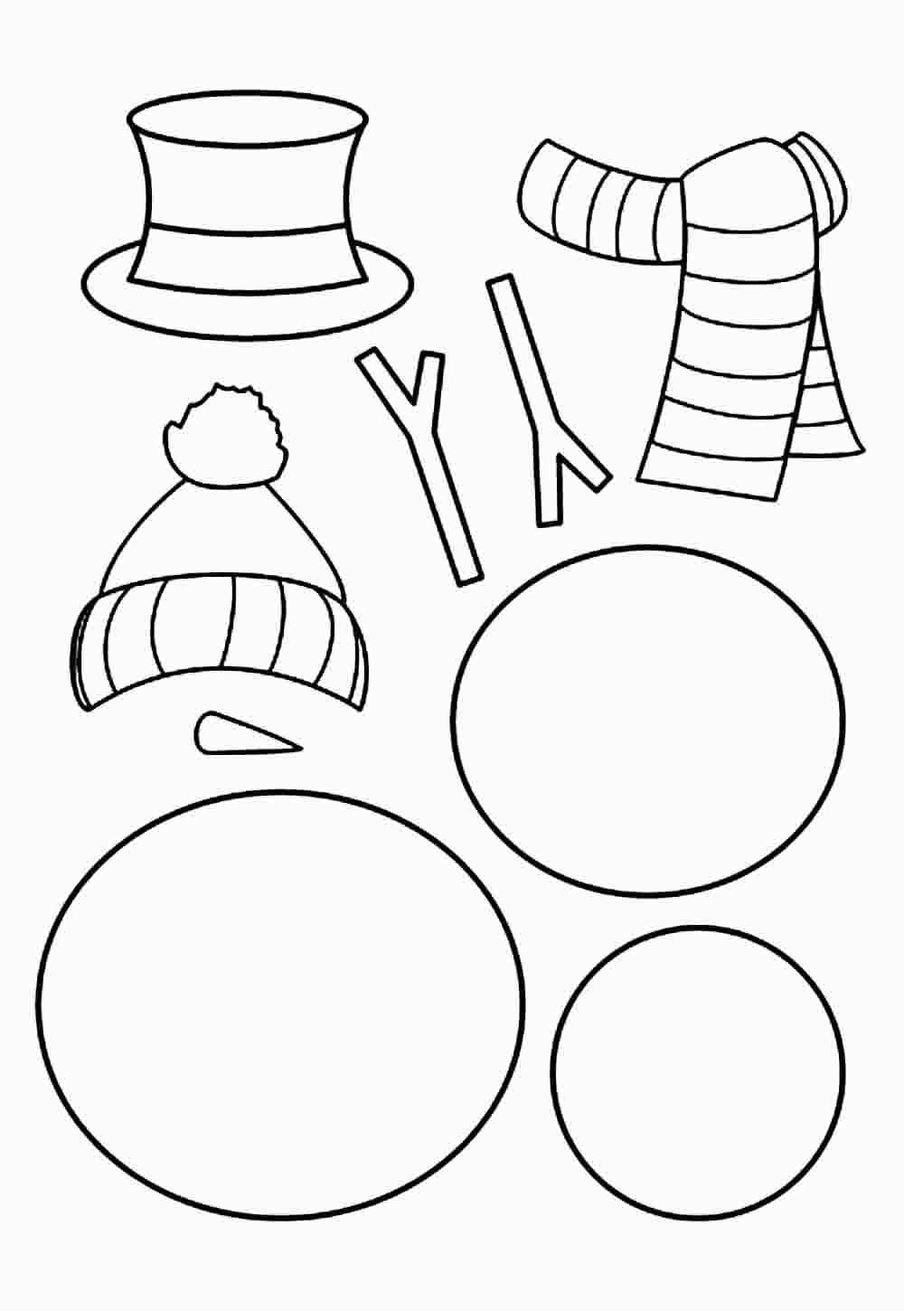 Moldes de Boneco de Neve para Decoração - Dicas Práticas