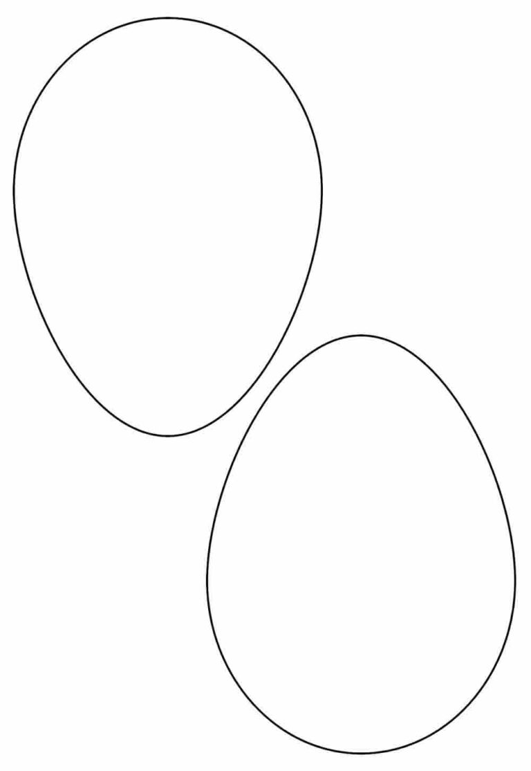 Moldes de Ovos de Páscoa para Imprimir - Dicas Práticas