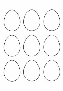 Moldes de Ovos de Páscoa para Imprimir - Dicas Práticas