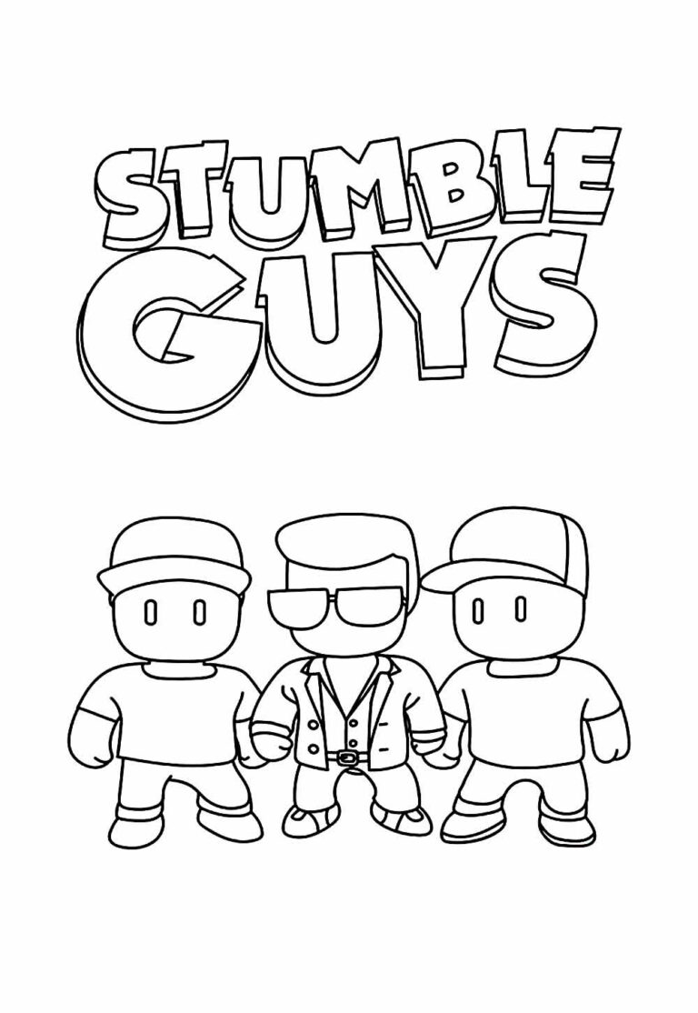 Desenhos de Stumble Guys para Pintar e Colorir - Dicas Práticas