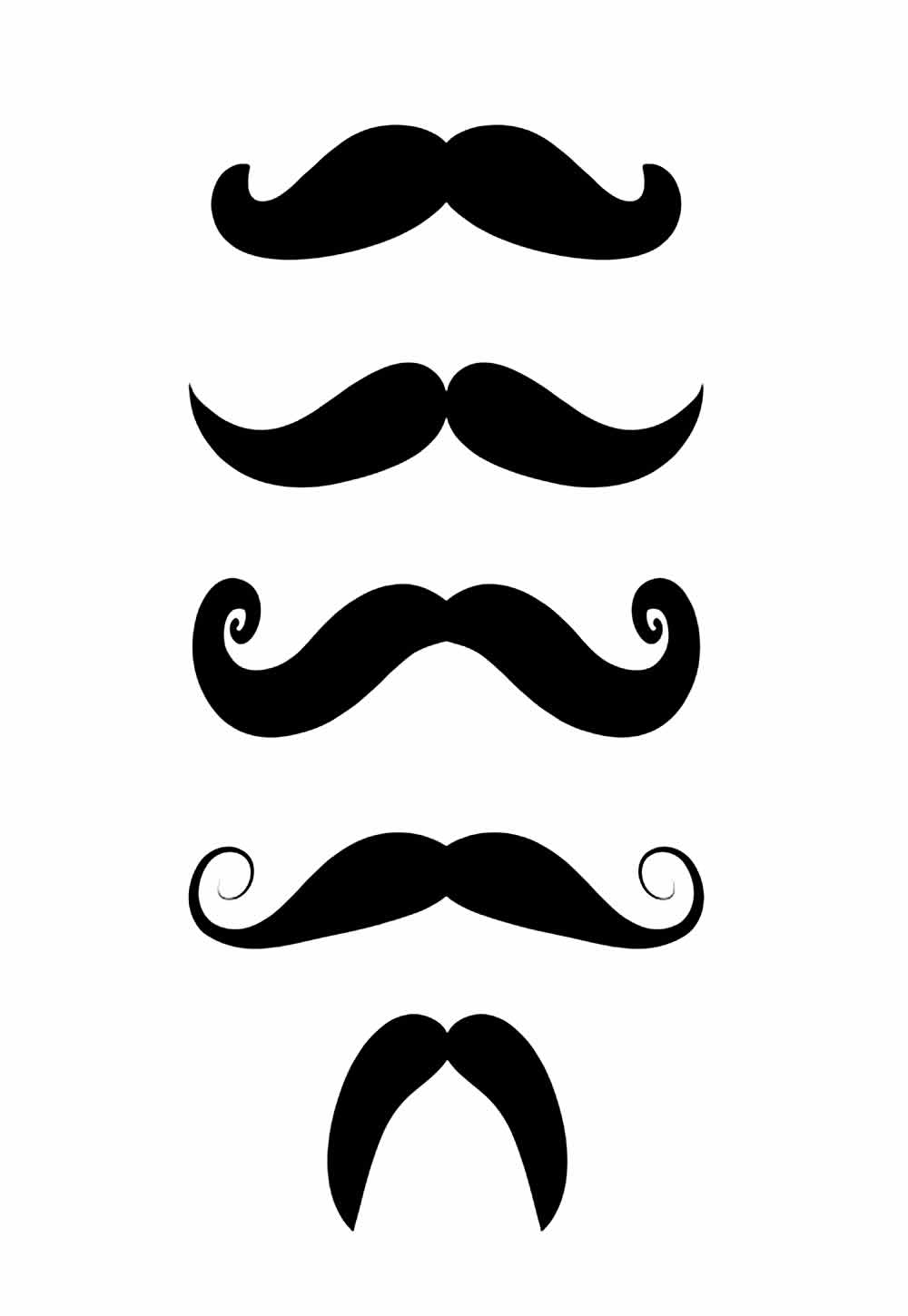 Moldes de Bigode para Dia dos Pais - Dicas Práticas