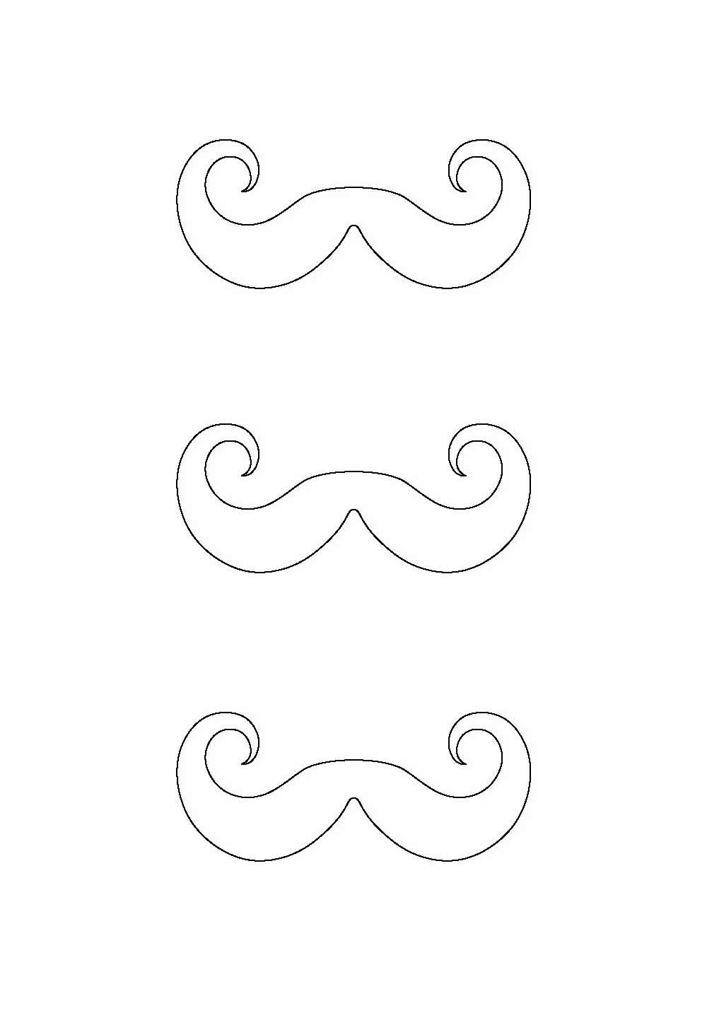 Moldes de Bigode para Dia dos Pais - Dicas Práticas