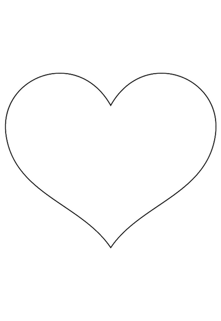 Moldes de Corazón para Imprimir - Dicas Práticas
